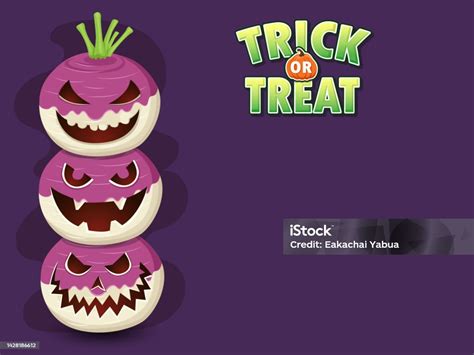 옛날의 할로윈 순무 요소 속임수를 쓰거나 치료하고 메시지를 쓸 빈 공간을 남겨 두십시오 벡터 일러스트 레이 션 10월에 대한