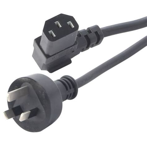 Prolink Iec C13 Right Angle To Ac Mains Lead 1m