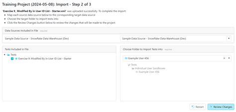 Exercise 9 Create A Referential Integrity Check Template