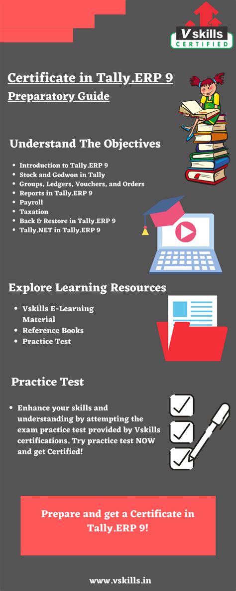 Certificate In Tally ERP 9 Vskills Online Tutorial And Study Guide