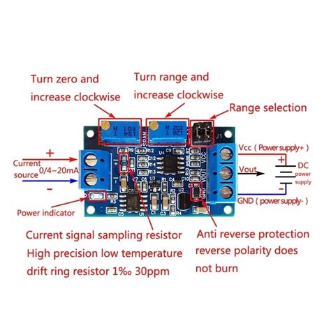 modulo convertidor corriente a voltaje 4 20ma a 0 5v 0 10v arduino plcduino plc con bornes