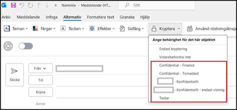 How To Addremove Encryption Options In The Outlook App Microsoft Qanda