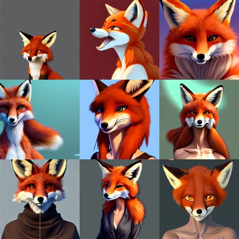 Female Anthro Fox