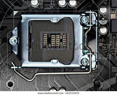 Empty Cpu Processor Socket On Computer Stock Photo Shutterstock