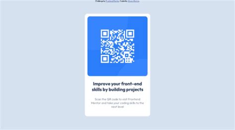 Frontend Mentor Qr Code Component Using Html And Css Coding Challenge