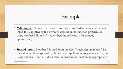 Equivalence Class Testing Pptx