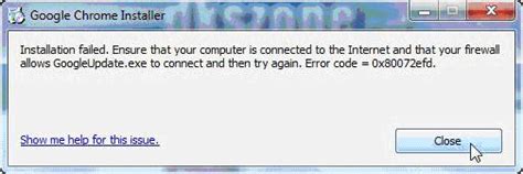 Google Chrome Installation Failed Error Techyv