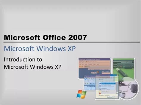 PPT Microsoft Windows XP PowerPoint Presentation Free Download ID