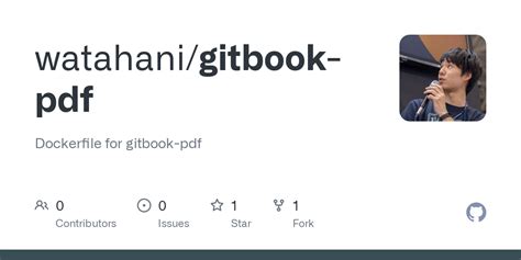 github watahani gitbook pdf dockerfile for gitbook pdf