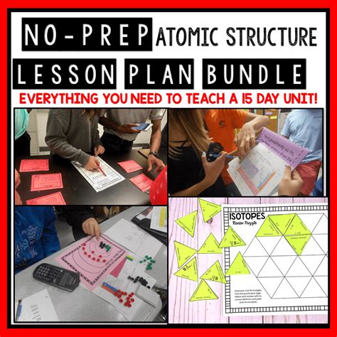 Atomic Structure Unit Print And Digital The Trendy Science Teacher