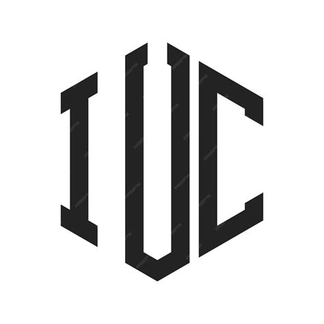 Premium Vector Iuc Logo Design Initial Letter Iuc Monogram Logo Using