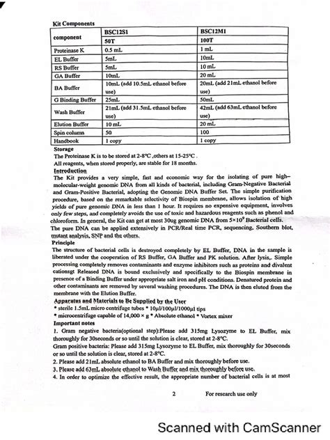 Procedure Dna Extraction Pdf