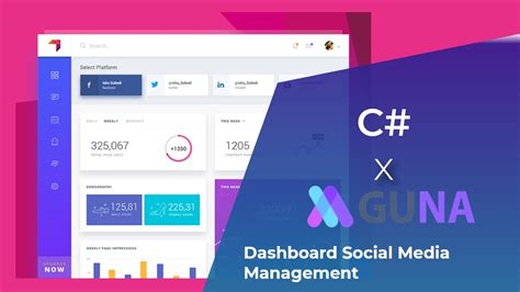 C Ui Dashboard Social Media Management Modern Design