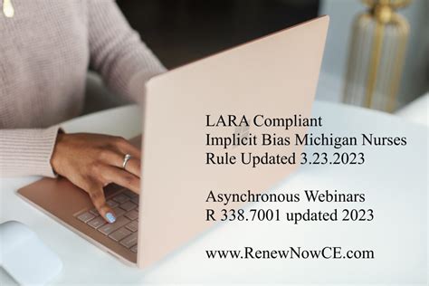 Implicit Bias Training For Nurses In Michigan Renew Now CE