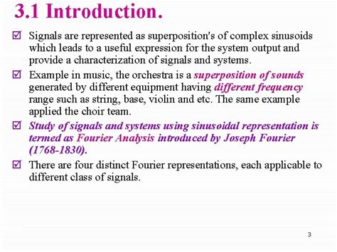 Chapter 3 Fourier Representation Of Signals And Lti