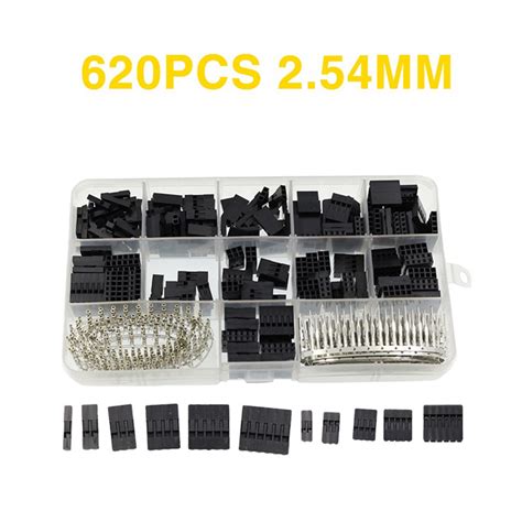 Buy 620pcs Dupont Connector 254mm Malefemale Pin Terminal Connector Online At Lowest Price In