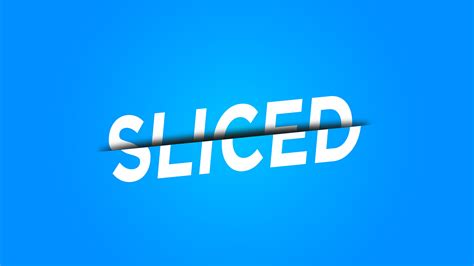 Sliced Text Effect In Illustrator On Behance