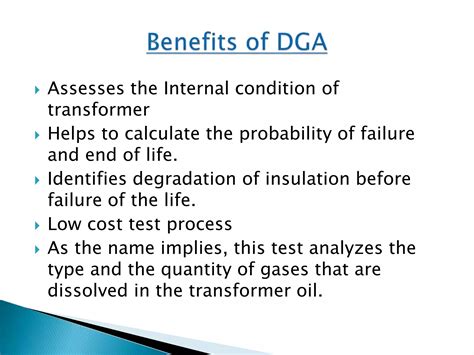 Dissolved Gas Analysis In Transformer Oil PPTX