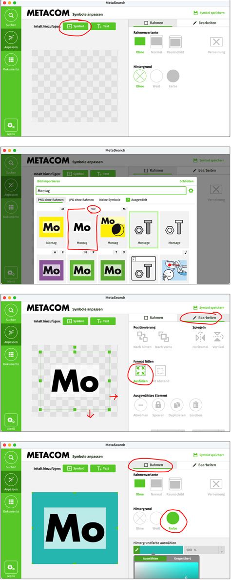 Metacom Fragen And Antworten Symbolhintergründe Individuell Einfärben