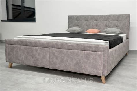 Двоспальне ліжко в тканині із шухлядами Гранд L 004 продаж ціна у