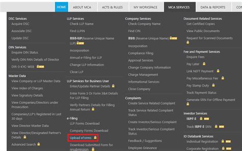 MCA Portal How To Upload EForms Learn By Quicko