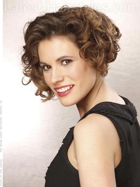 Short Curly Asymmetrical Hairstyles Style And Beauty