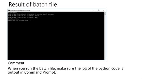 Run Python From Windows Taskscheduler Pptx
