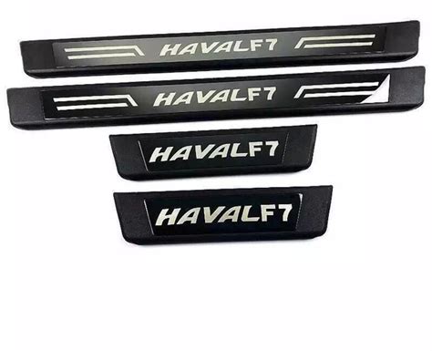 Накладки на пороги Haval F7 и F7x / Хавал Ф7 и Ф7х 2018-2024 г.в black ...