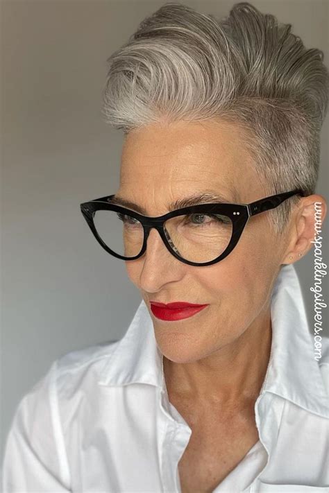 Short Haircuts For Growing Out Gray Hair Artofit