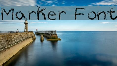 Marker Font Font FFonts Net