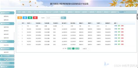 基于微信小程序的智慧社区服务平台设计与实现（springbootvuemysql） 智慧社区微信小程序系统开发 基于微信小程序的社区信息化