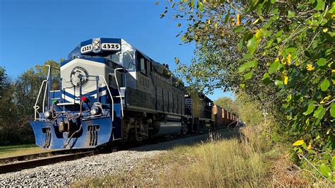 Lake State Railway Train 326 With Lsrc 4325 And Lsrc 302 Alpena Mi Youtube