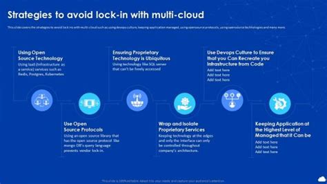 Avoiding Lock With Multi Cloud Powerpoint Presentation And Slides Ppt Powerpoint Slideteam