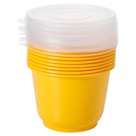 美丽雅一次性方便圆型餐盒1000ml8只打包盒打包碗虎窝淘