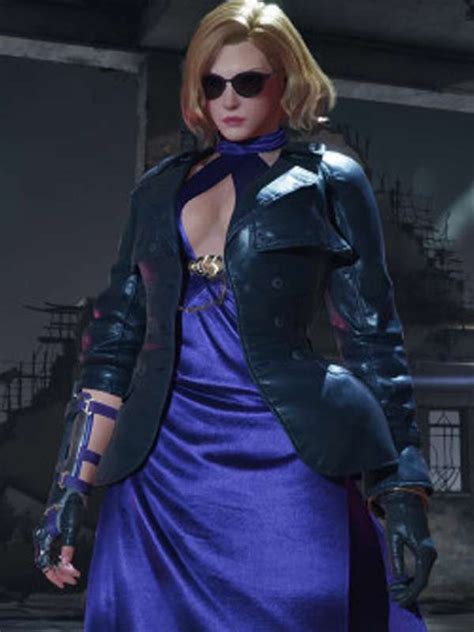 Nina Williams Tekken 8 Black Leather Jacket