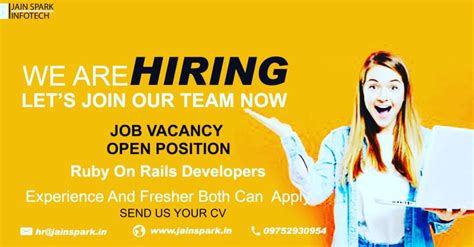 Jainspark Infotech On Linkedin Ruby Rubyrails Rubyrailsdeveloper