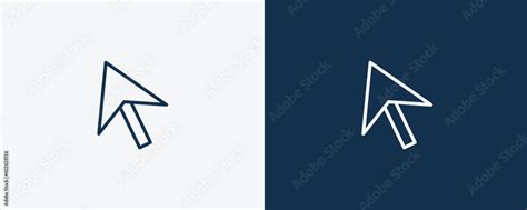 Mouse Pointer Icon Outline Mouse Pointer Icon From Hardware And Equipment Collection Linear