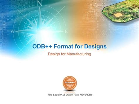 Odb Format For Pcb Designs Pptx