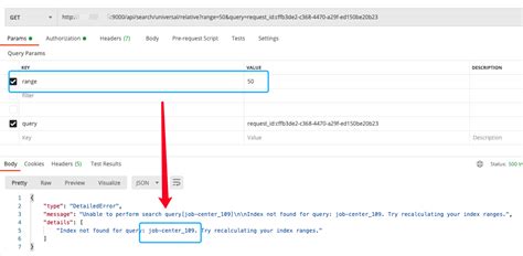 Index Not Found For Query While Using Graylog REST Api Issue 15102