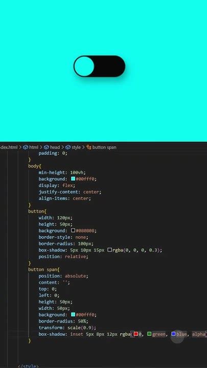 Make Toggle Button Shorts Coding Frontenddevelopment