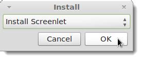 How To Install Screenlets For Desktop Widgets In Linux Mint