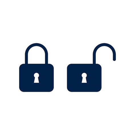 Premium Vector Padlock Vector Icon Logo Template