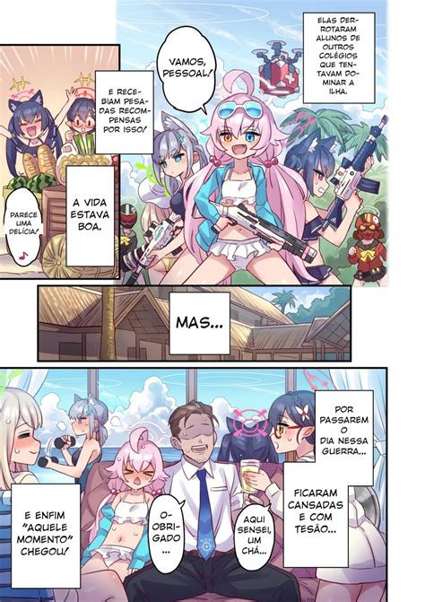 Blue Archive A Book That Crosses The Line Quadrinhos De Sexo