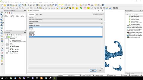 Bug Report 15462 Mean Coordinates Does List All Attributes QGIS Application QGIS Issue