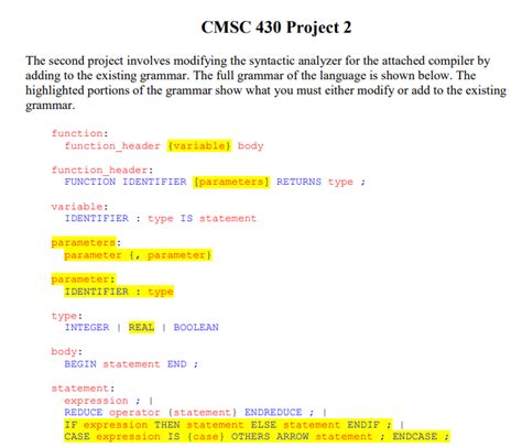 Solved I Am Having An Issue With The Parser Y I Have Found Chegg Com