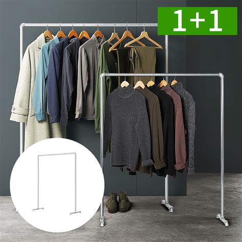 오엠티 11 철제 파이프 행거 스탠드 튼튼한 옷가게 매장 원룸 옷걸이행거 1x12m