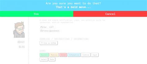 15 JavaScript Alert Box Design Examples OnAirCode