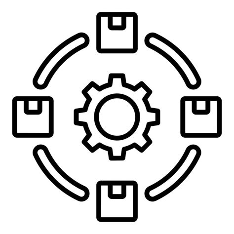 Flexible Assembly System Icon Style 21270282 Vector Art At Vecteezy