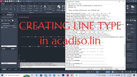 Autocad 2023 Creating New Line Type In Acadisolin Youtube