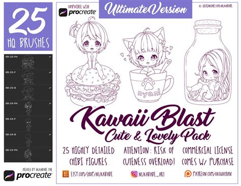 25 Procreate Chibi Poses Chibi Figure Emote Base Chibi Template Chibi Base Procreate Figure